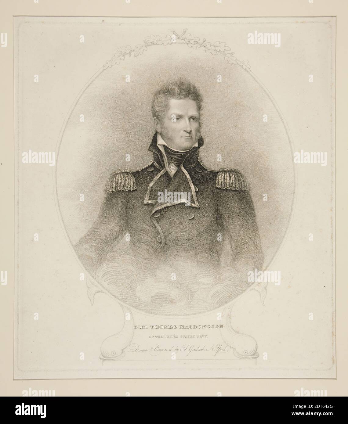 Artist: Thomas Gimbrede, American, 1781–1832, Com. Thomas Macdonough ...