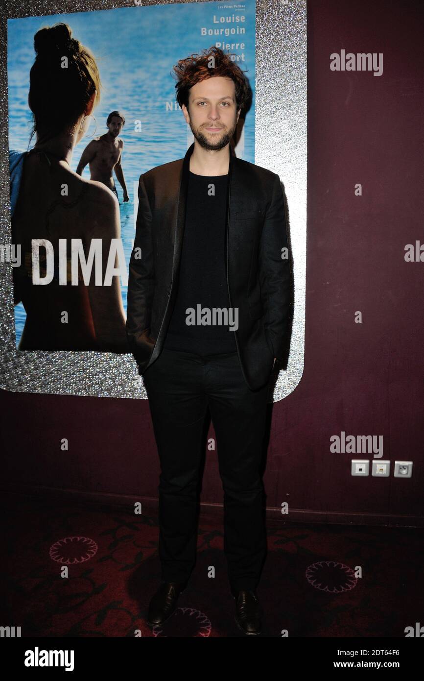Pierre Rochefort attending the premiere of 'Un Beau Dimanche' held at ...