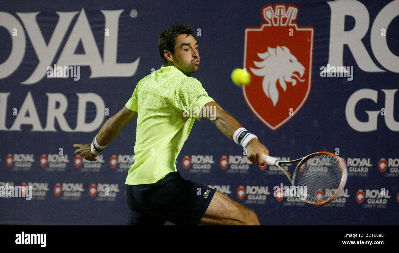 Jeremy Chardy of France during the Royal Guard Championship ATP Open ...