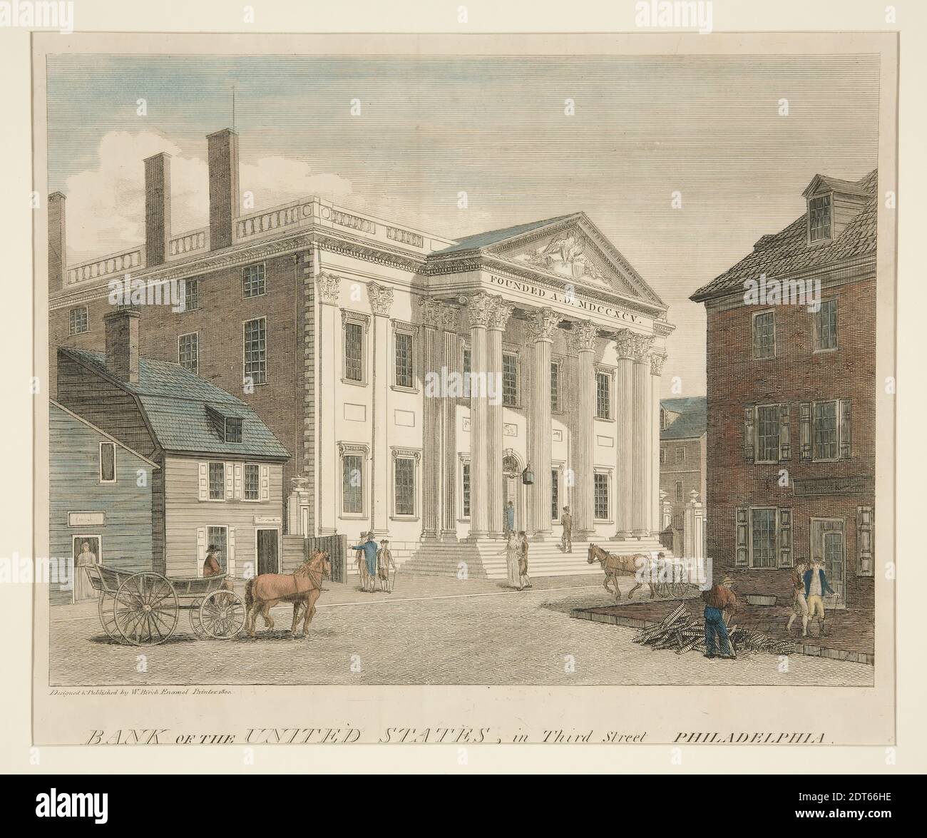 Bank of the united states william birch hi-res stock photography and ...