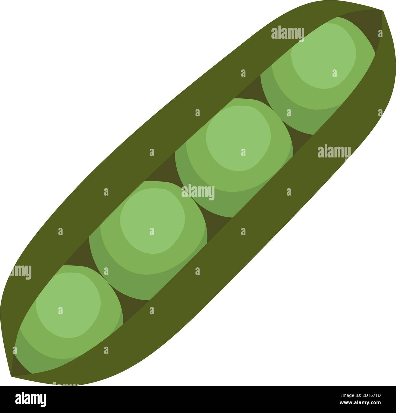 Green bean natural color Stock Vector Images - Alamy
