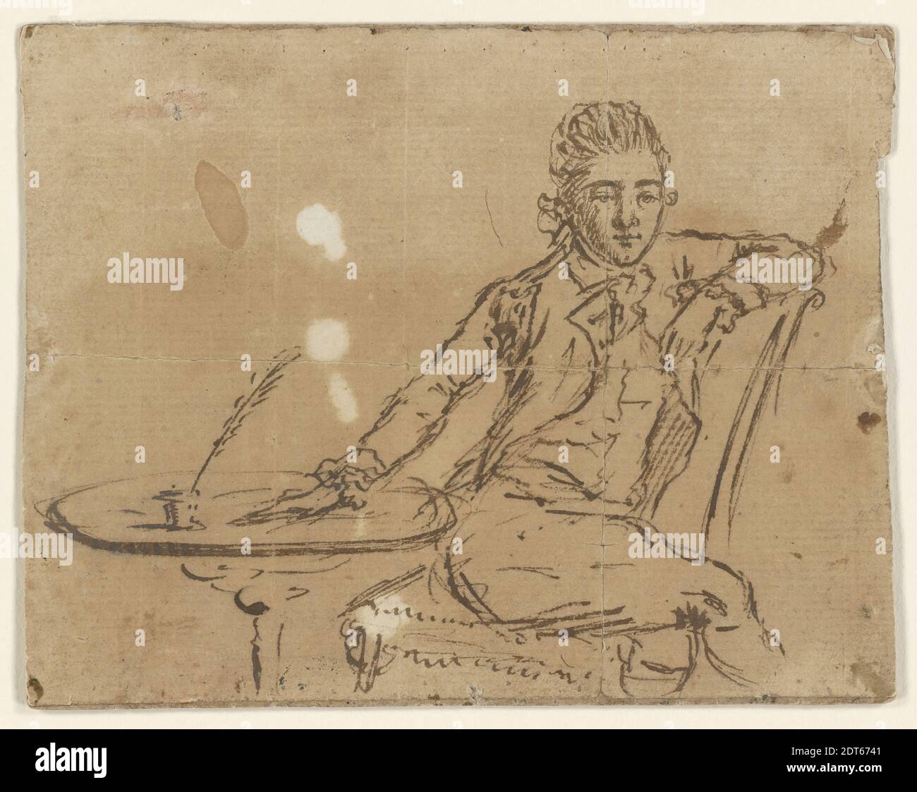 Artist: Major John Andre, British, 1751–1780, Self-Portrait, Oct. 1 ...