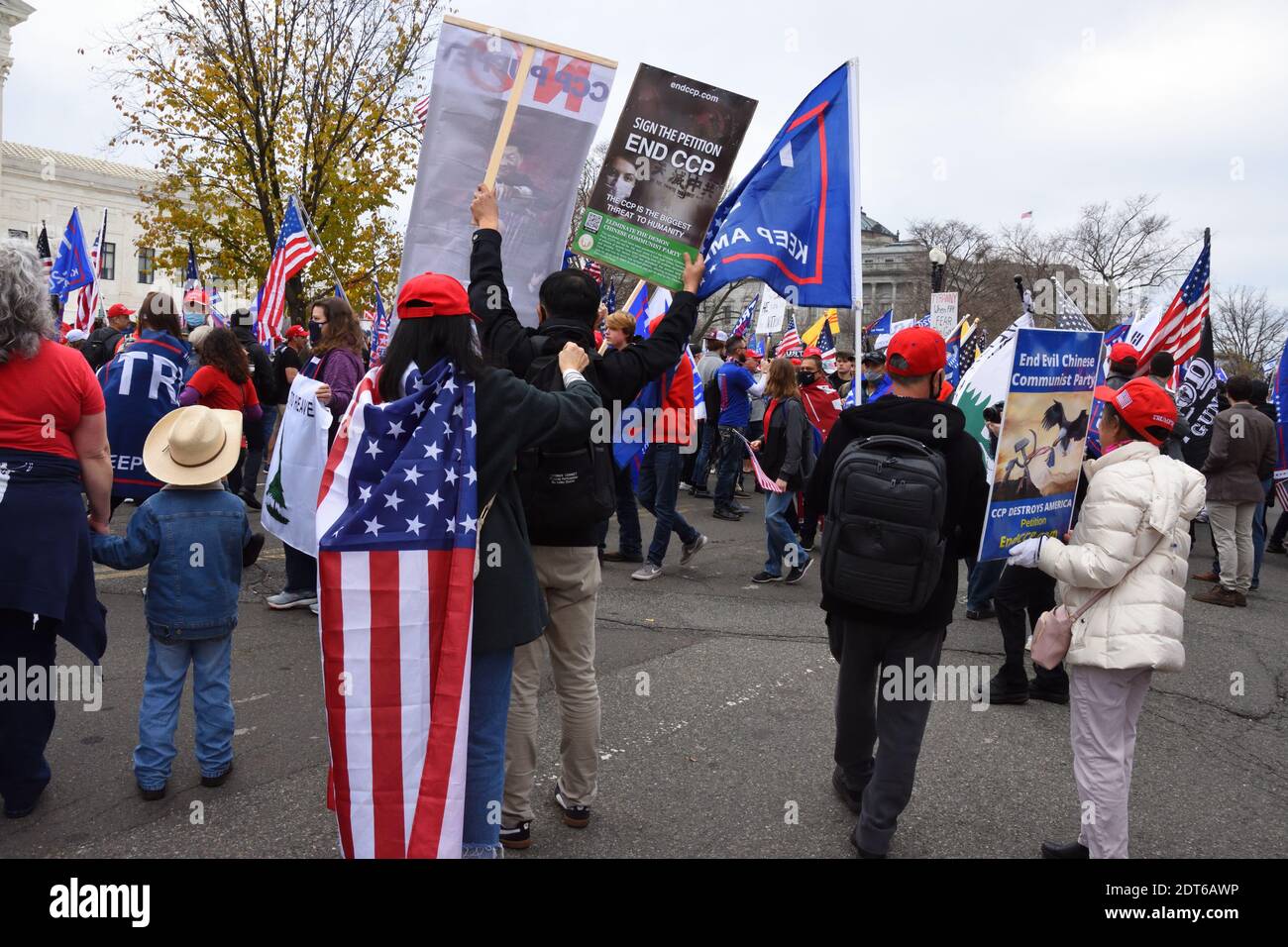 Washington DC. March for Trump to demand election transparency and ...