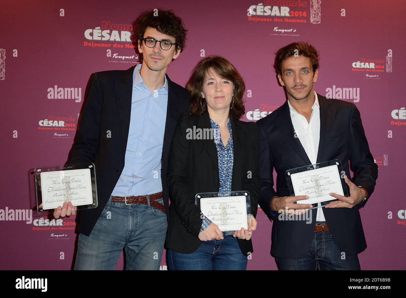 Hugo Gelin arriving at the 39th annual Cesar film Awards lunch held at ...