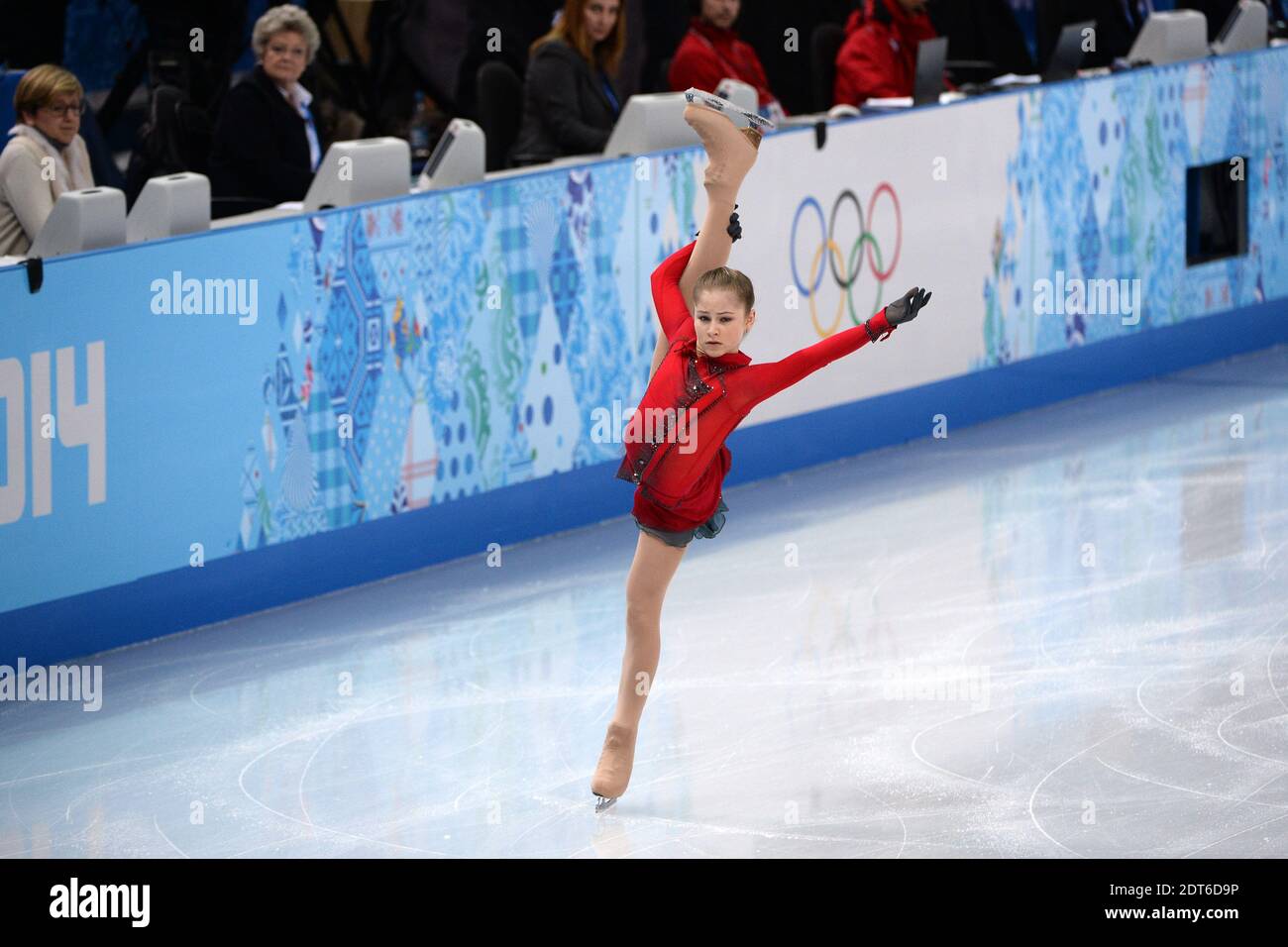 Russia's Yulia Lipnitskaya performing the free program during the ...