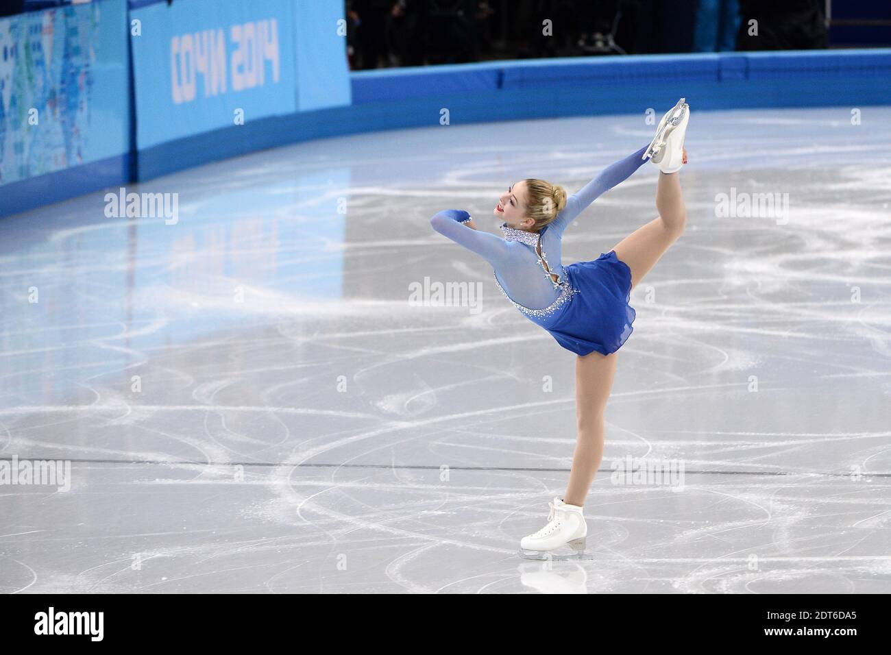 USA's Gracie Gold performing the free program during the figure skating ...