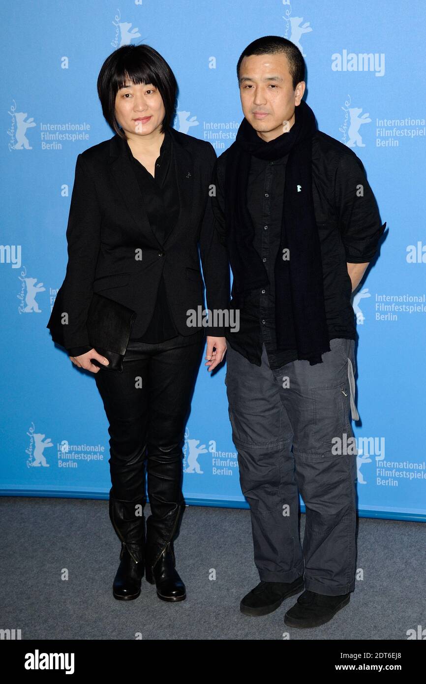 Screenwriter Ma Yingli and director Lou Ye attending the 'Blind Massage ...
