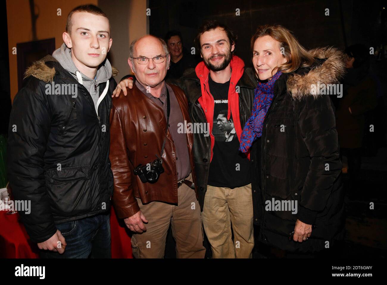 Pierre Stevenin, Jean-Francois Stevenin, Robinson Stevenin and Claire ...