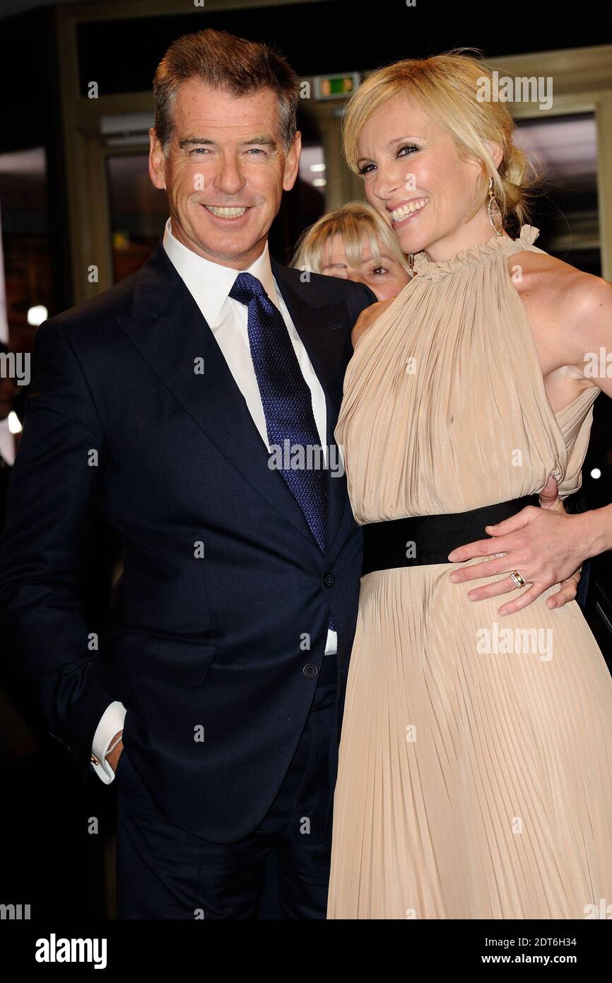 Pierce Brosnan and Toni Collette attending the 'A Long Way Down ...