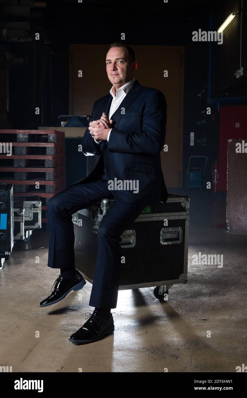 Exclusive - Canadian artist Messmer posing during a photo session in ...