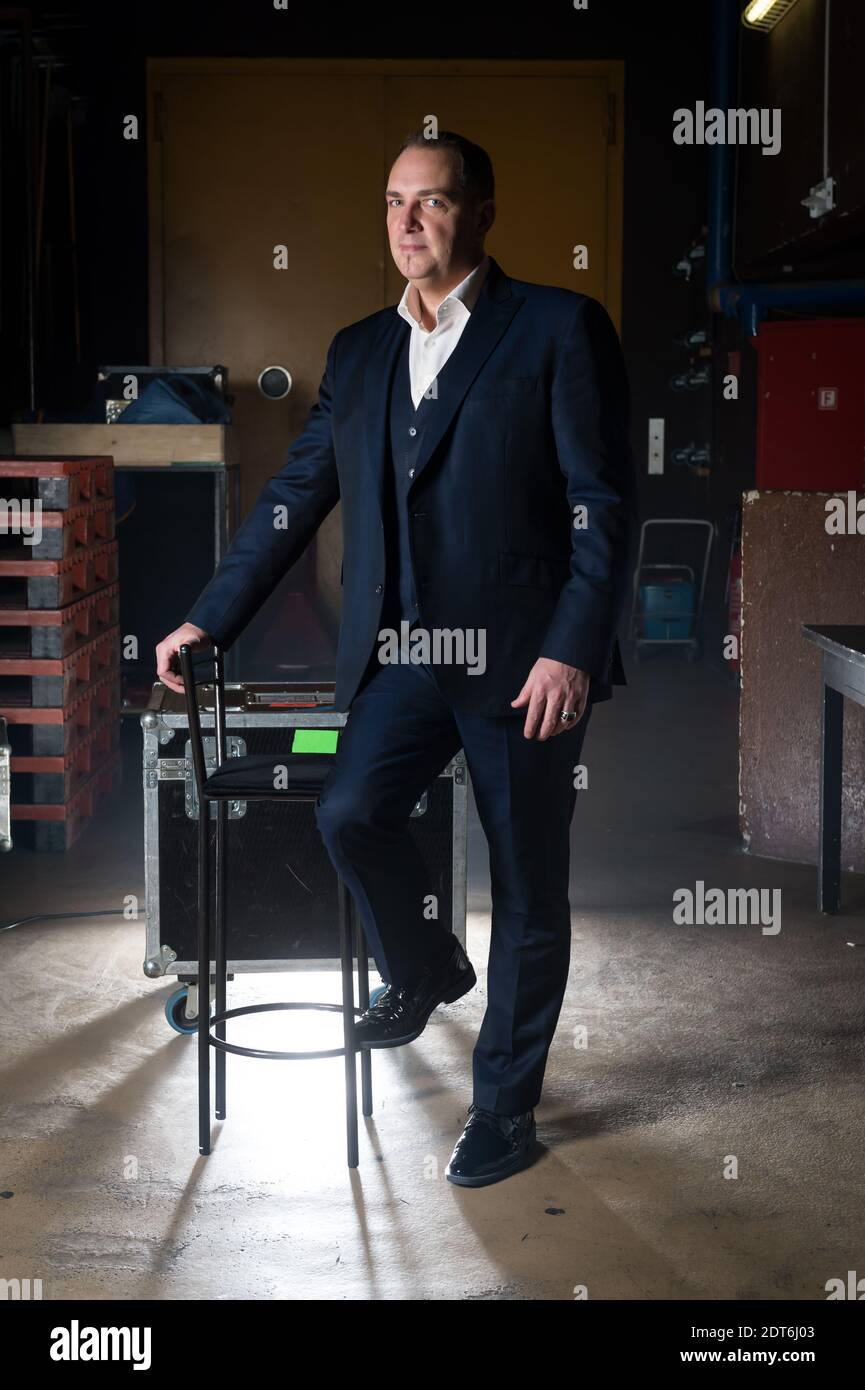 Exclusive - Canadian artist Messmer posing during a photo session in ...