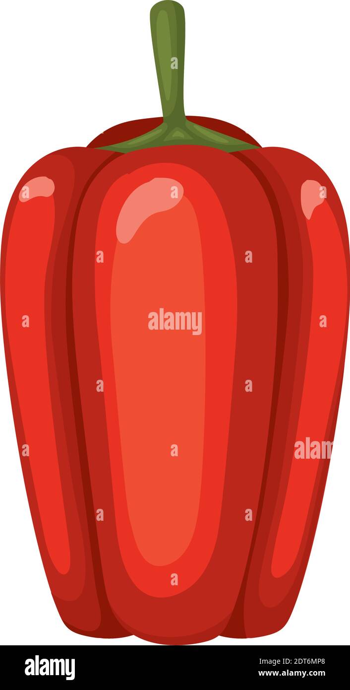 paprika with a red color Stock Vector Image & Art - Alamy