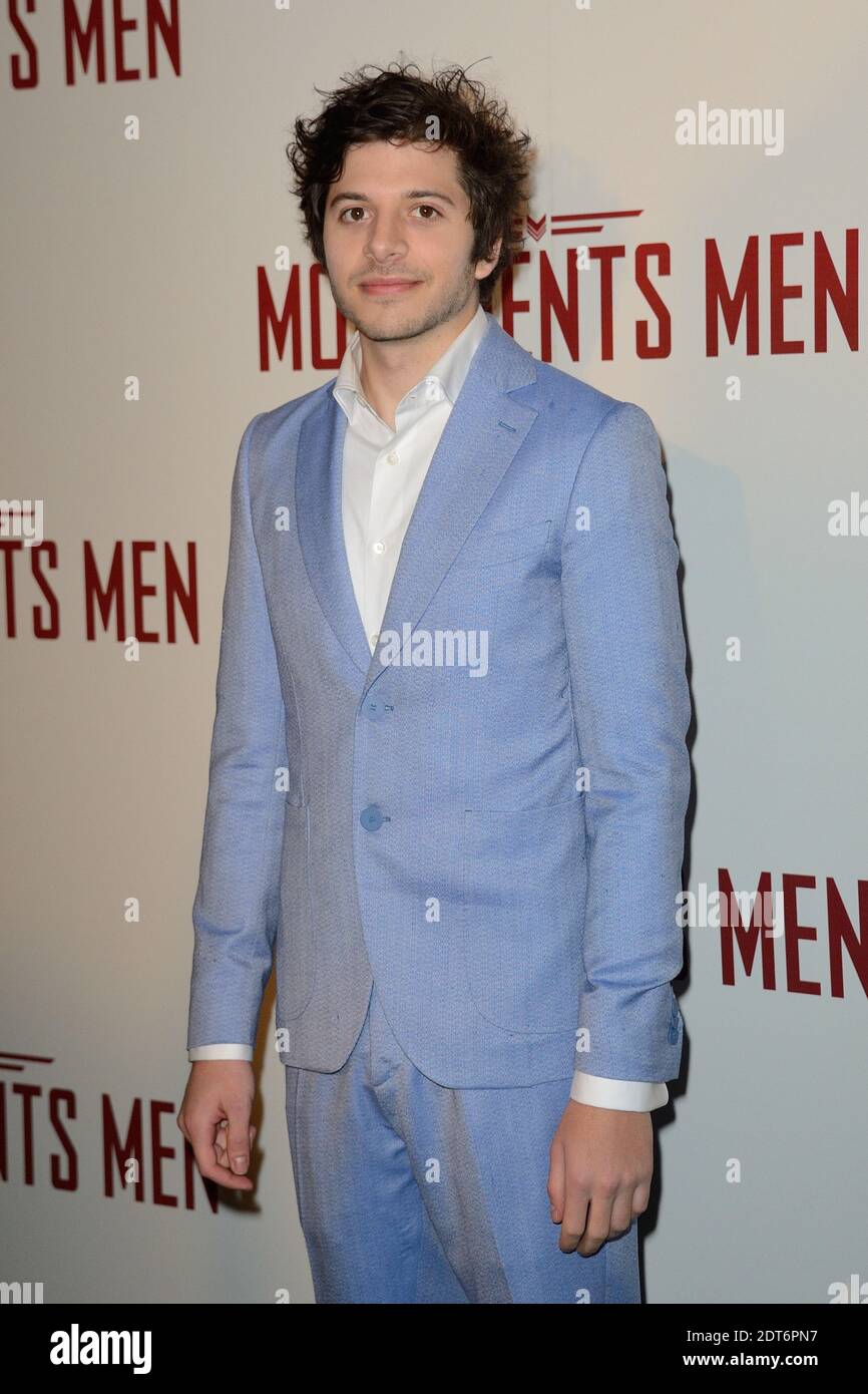 Dimitri Leonidas attending the premiere of the film 'The Monuments Men ...