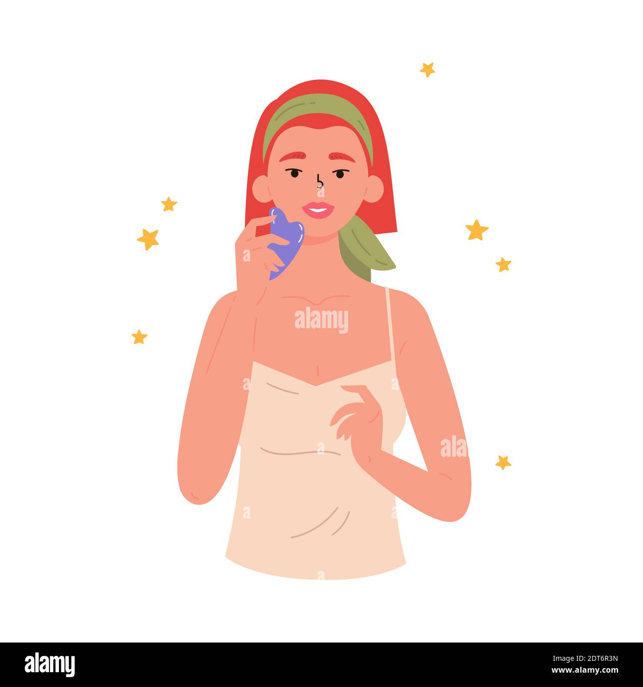 Gua sha cosmetic stone Cut Out Stock Images & Pictures - Alamy