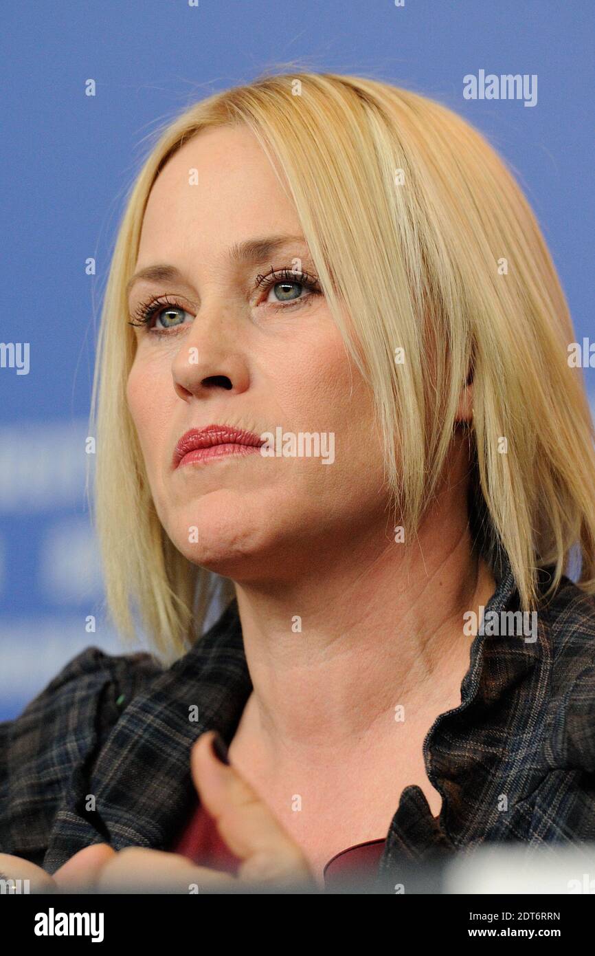 US actress Patricia Arquette attending the press conference for the ...