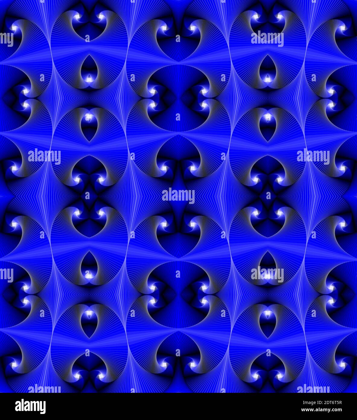 3D graphic seamless repeating monochrome design - blue Stock Photo - Alamy