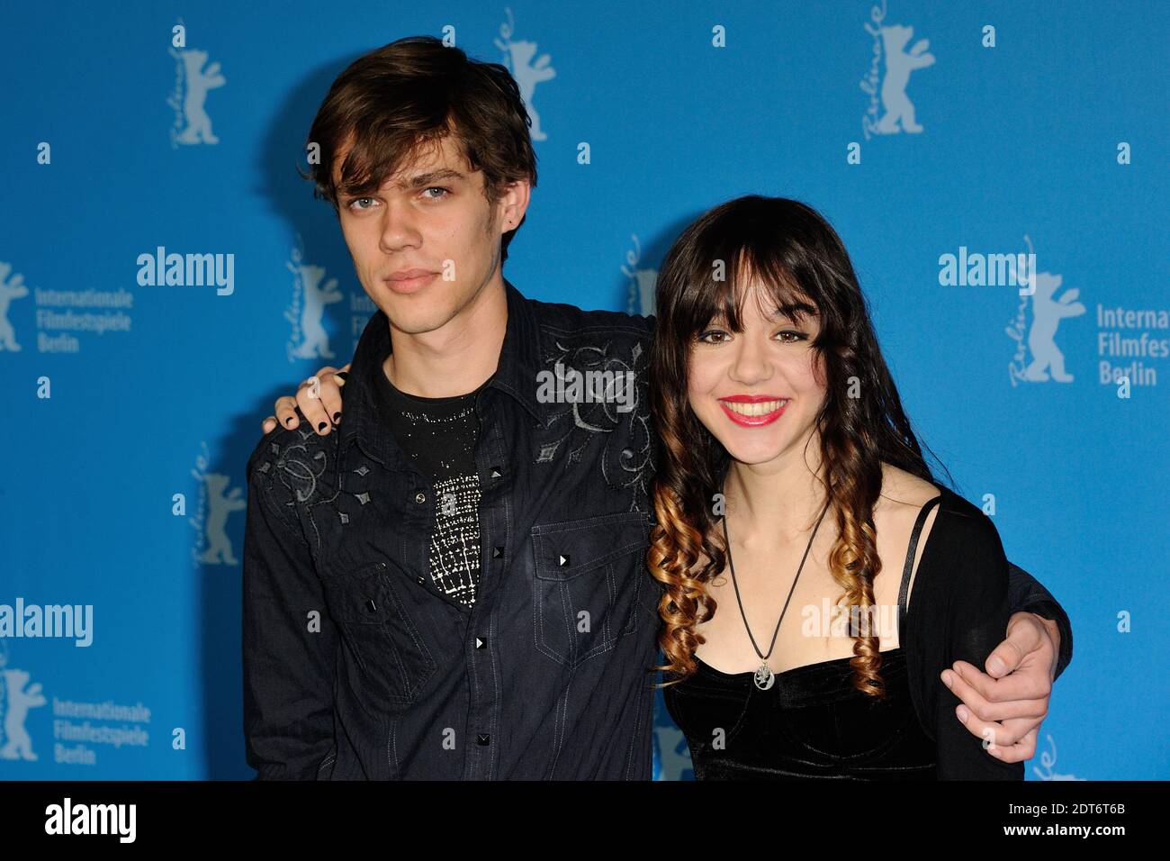 Ellar Coltrane and Lorelei Linklater attending a photocall for the ...