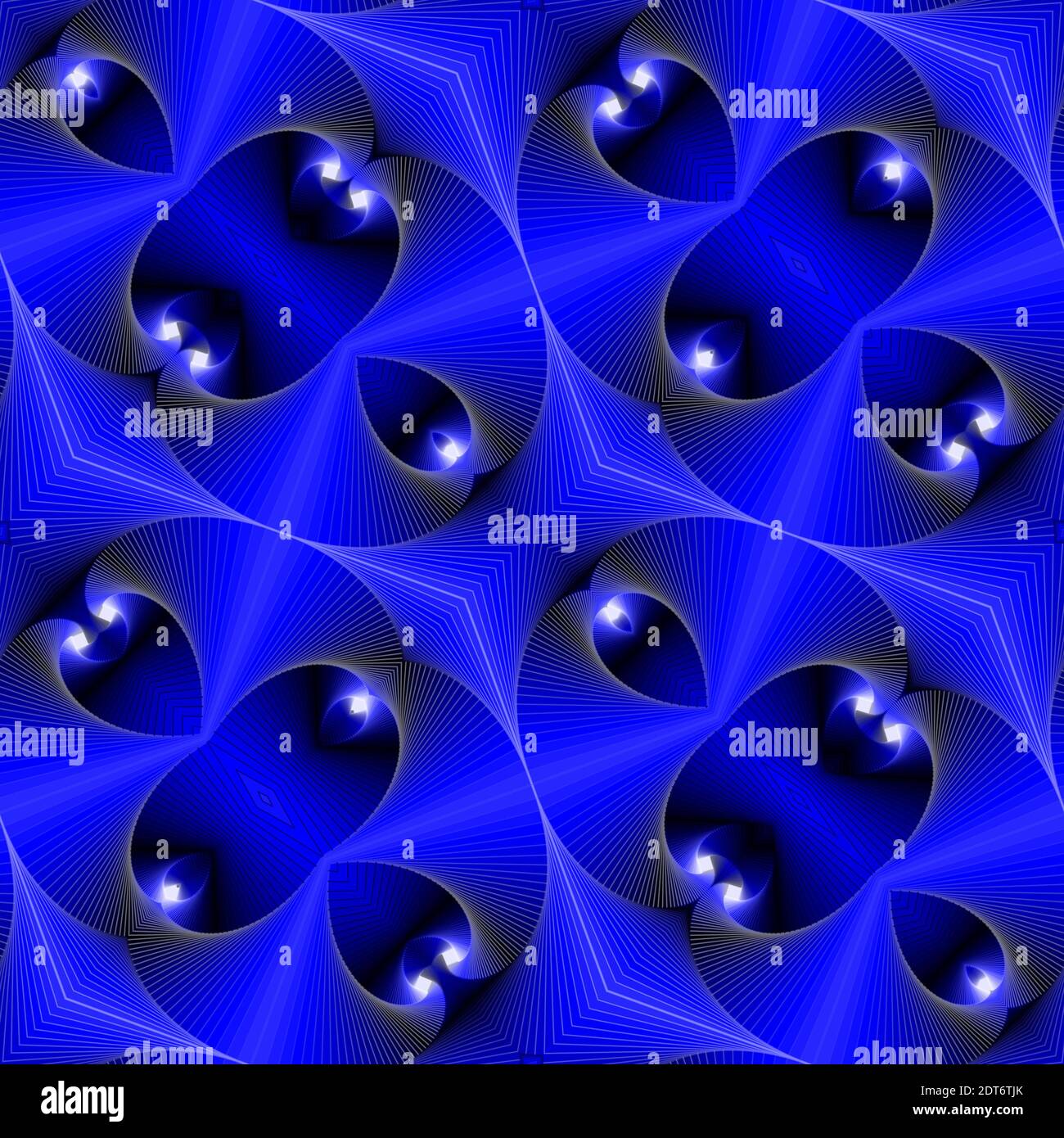 3D graphic seamless repeating monochrome design - blue Stock Photo - Alamy