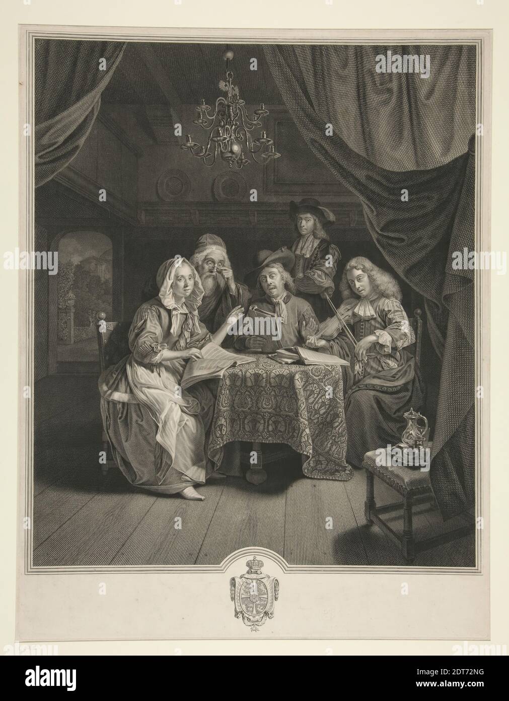 Artist: Johann Georg Wille, German, 1715–1808, The Family Concert ...