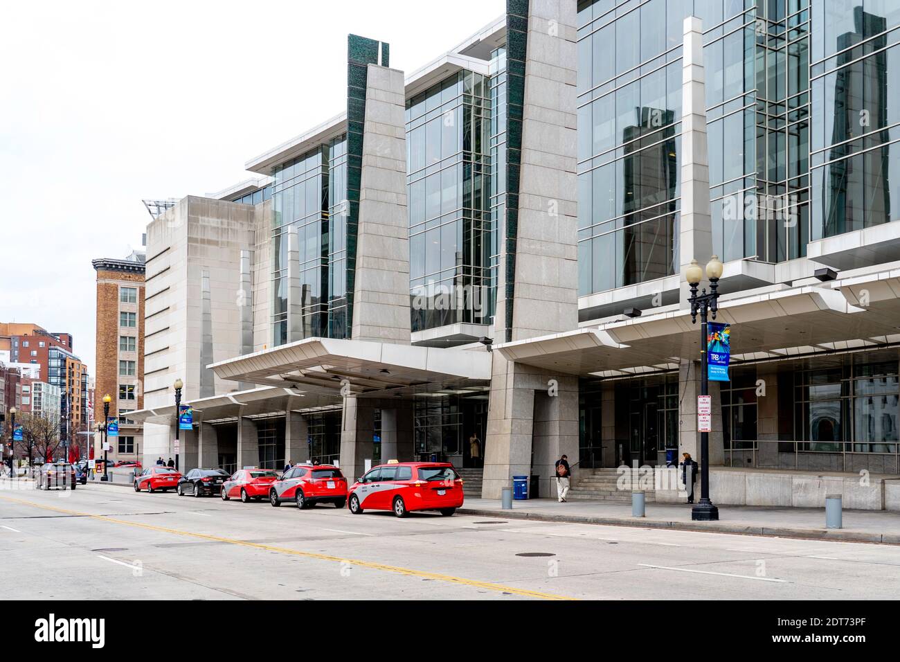 Exterior view of Walter E. Washington Convention Center in Washington ...