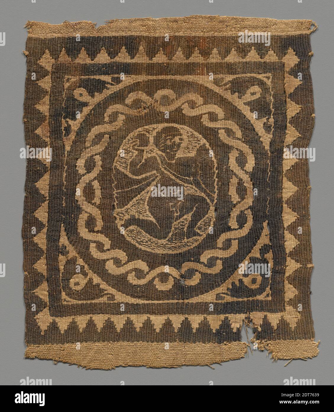 Textile Fragment, 5th century A.D., Wool, woven, 19.05 × 15.24 cm (7 1/ ...
