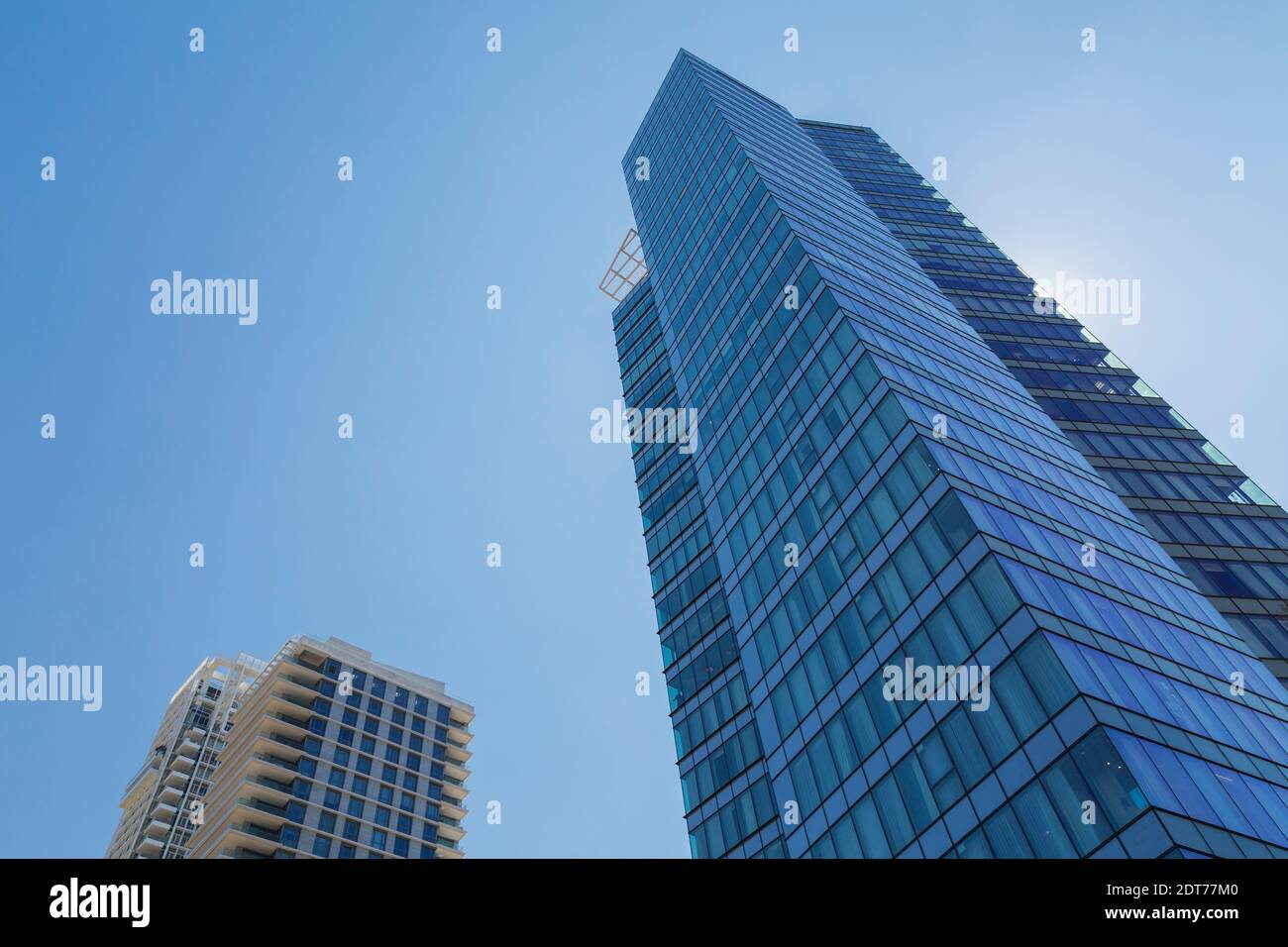 Modern architectural office and condominium towers, Tel Aviv, Israel ...