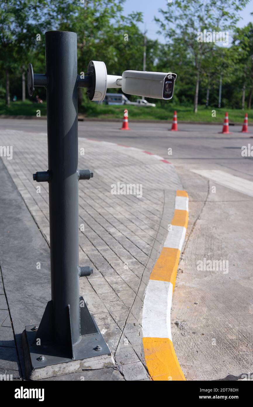 Surveillance camera on light pole hi-res stock photography and images ...