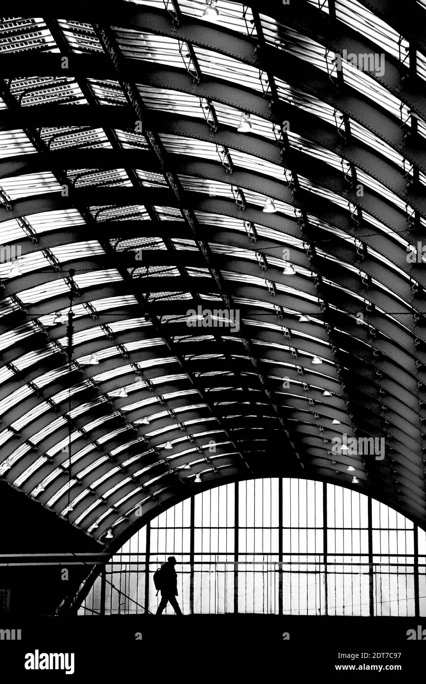 Man walking on the ceiling hi-res stock photography and images - Alamy