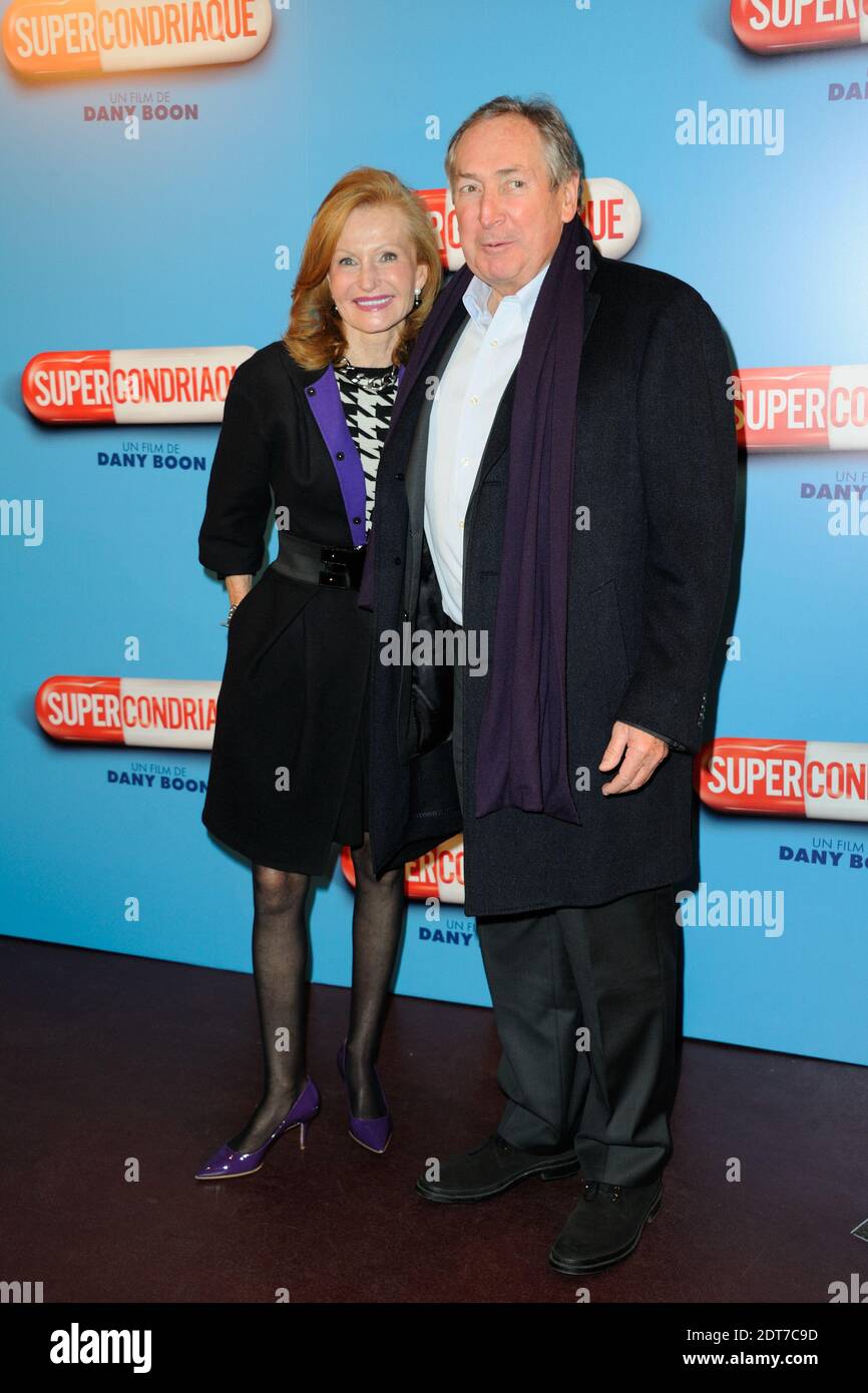 Isabelle Houllier and Gérard Houllier attending 'Supercondriaque ...