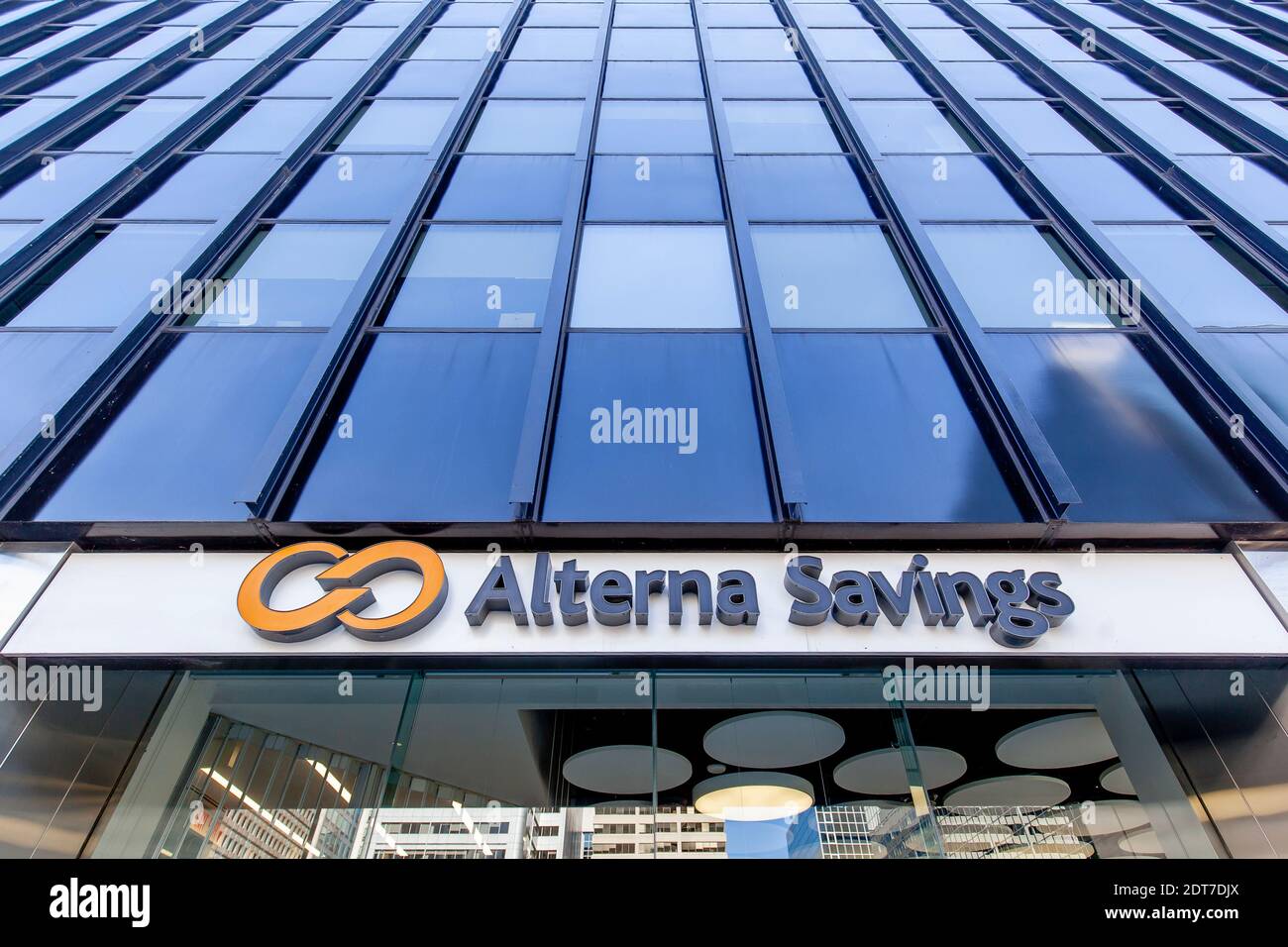 Alterna Savings logo and headquarters building in downtown Ottawa ...