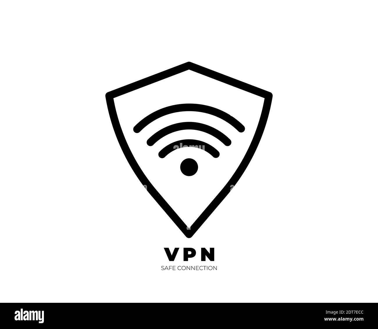 Vpn router background Stock Vector Images - Alamy