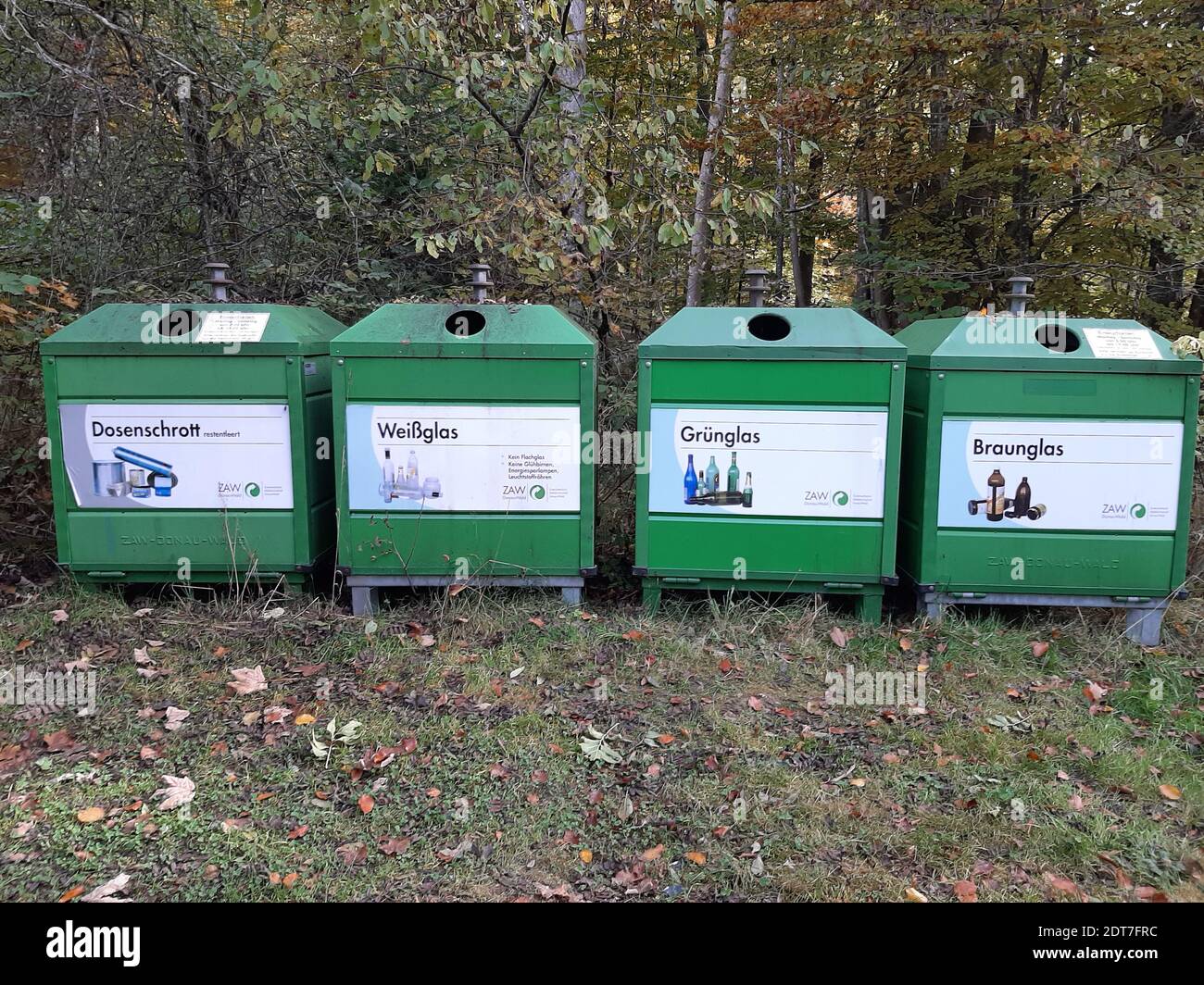 recycling, can scrap and used glass containers, Germany Stock Photo - Alamy