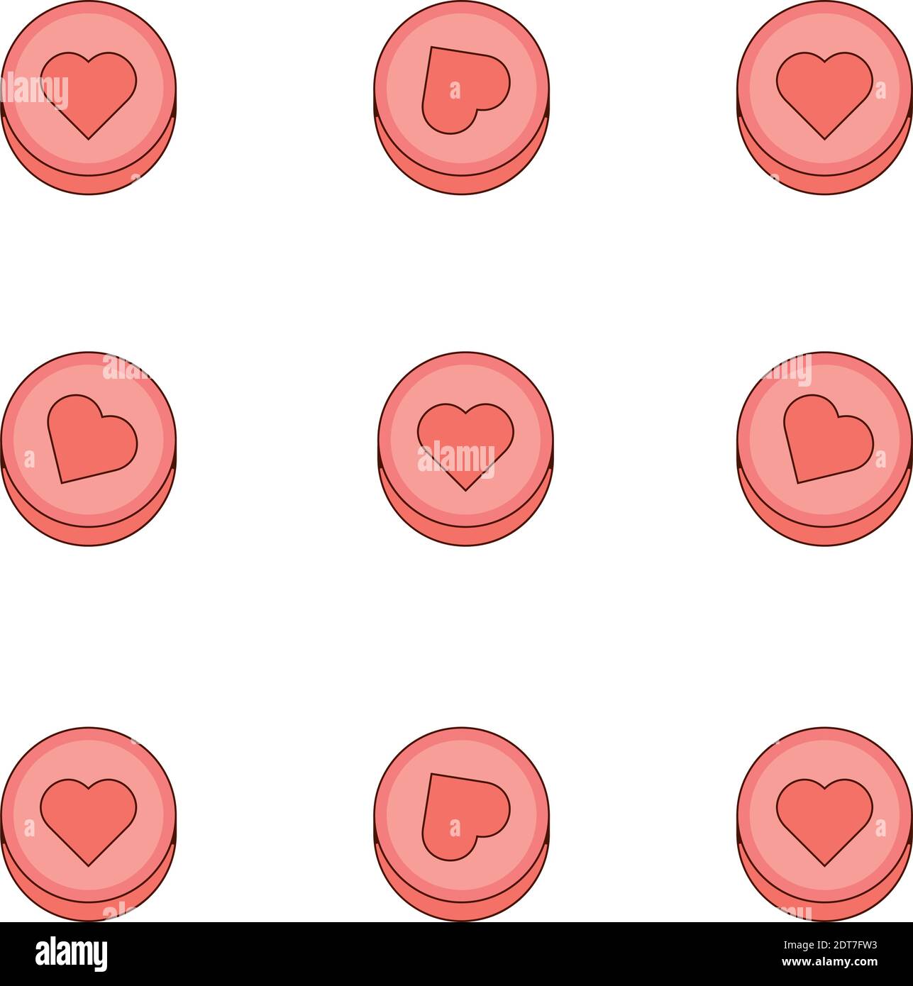 Candy hearts love heart Stock Vector Images - Alamy