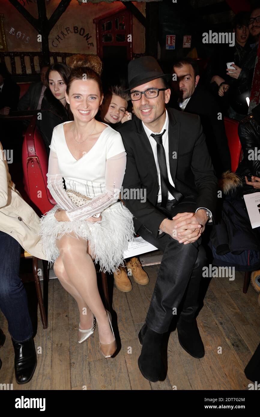 Marc Fichel and Annabelle Milot front row at Christophe Guillarme's ...