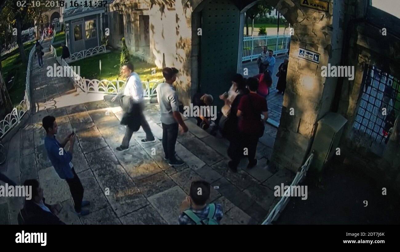 THE DISSIDENT, a body double for Jamal Khashoggi leaving the Saudi ...