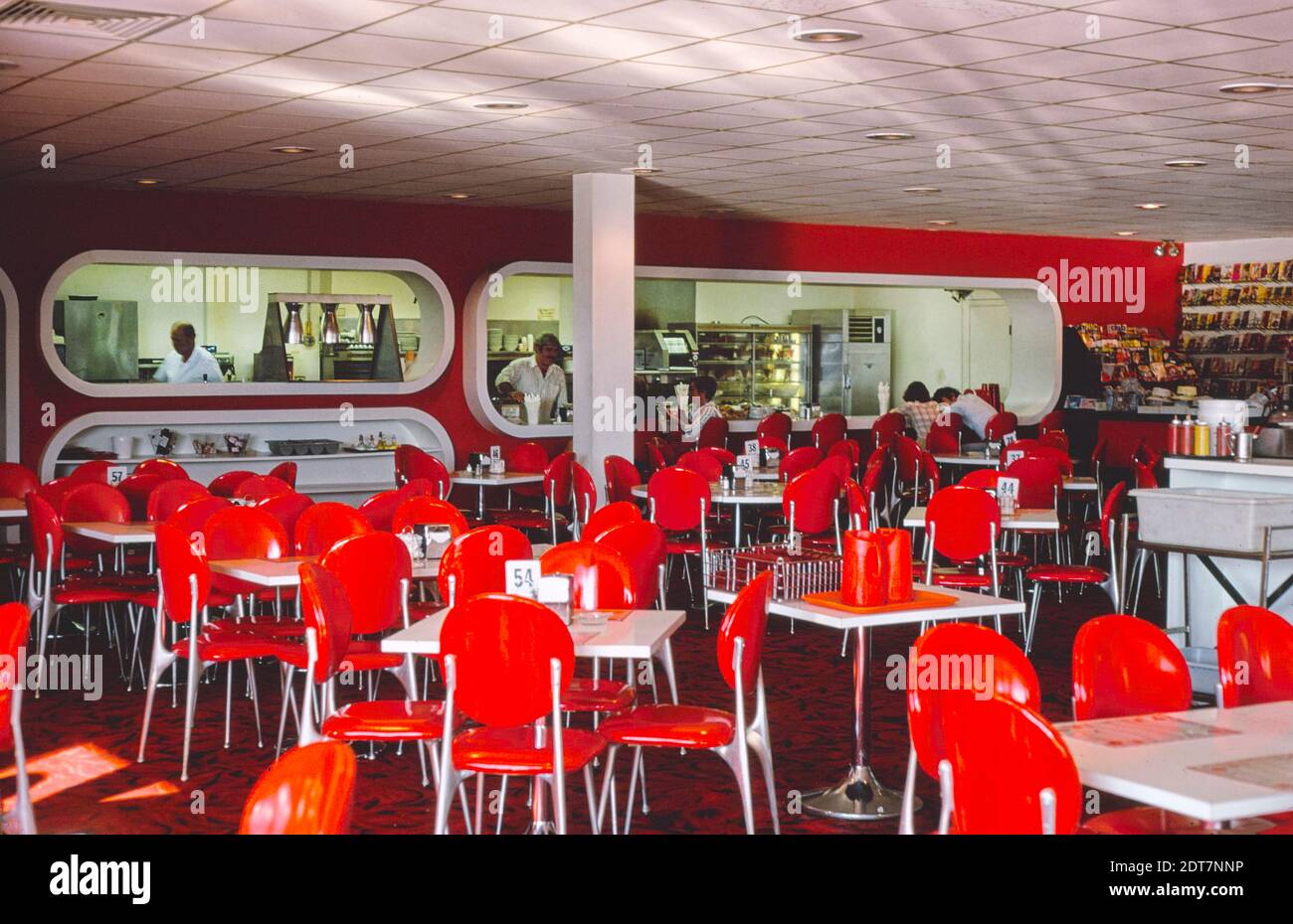 1970s cafe tables hi-res stock photography and images - Alamy