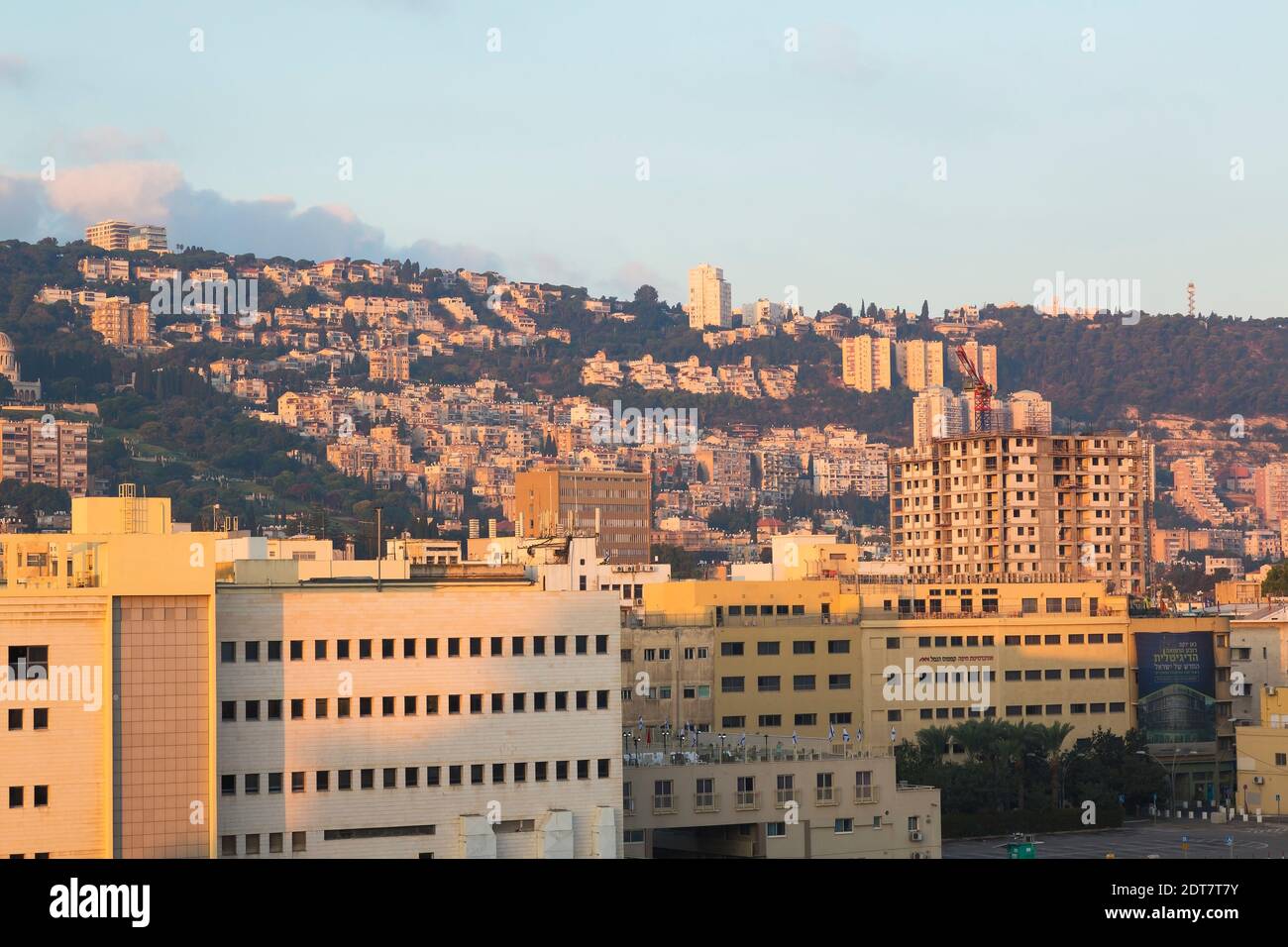 Haifa skyline at sunrise, Israel Stock Photo - Alamy