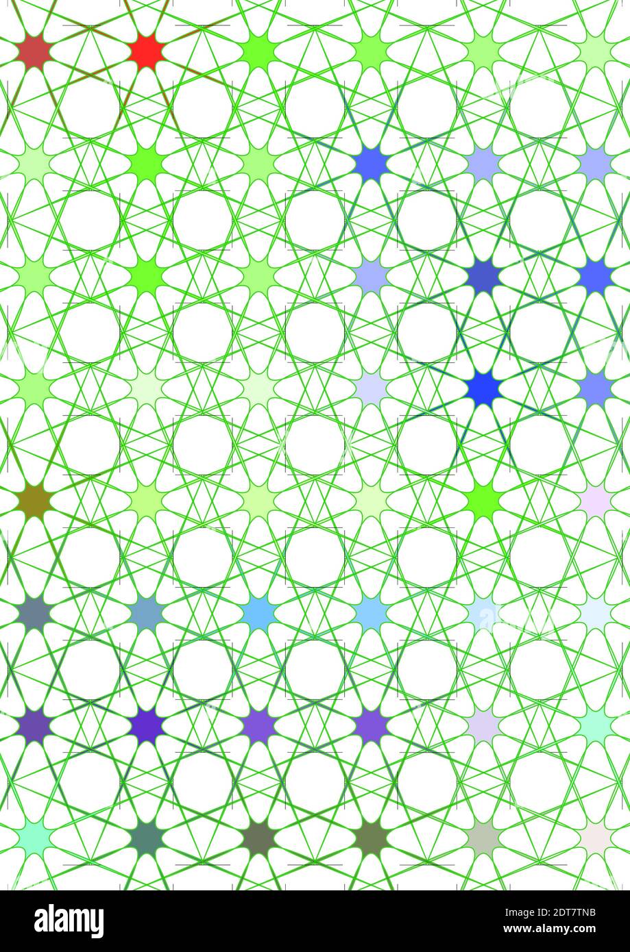 a colourful design of pentagon shapes Stock Photo - Alamy