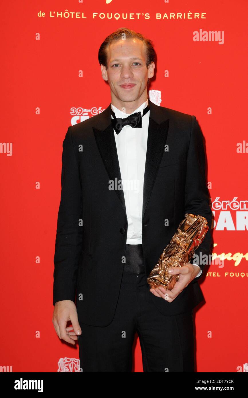 Paul Hamy arriving for the Gala Diner following the 39th Cesar Film ...