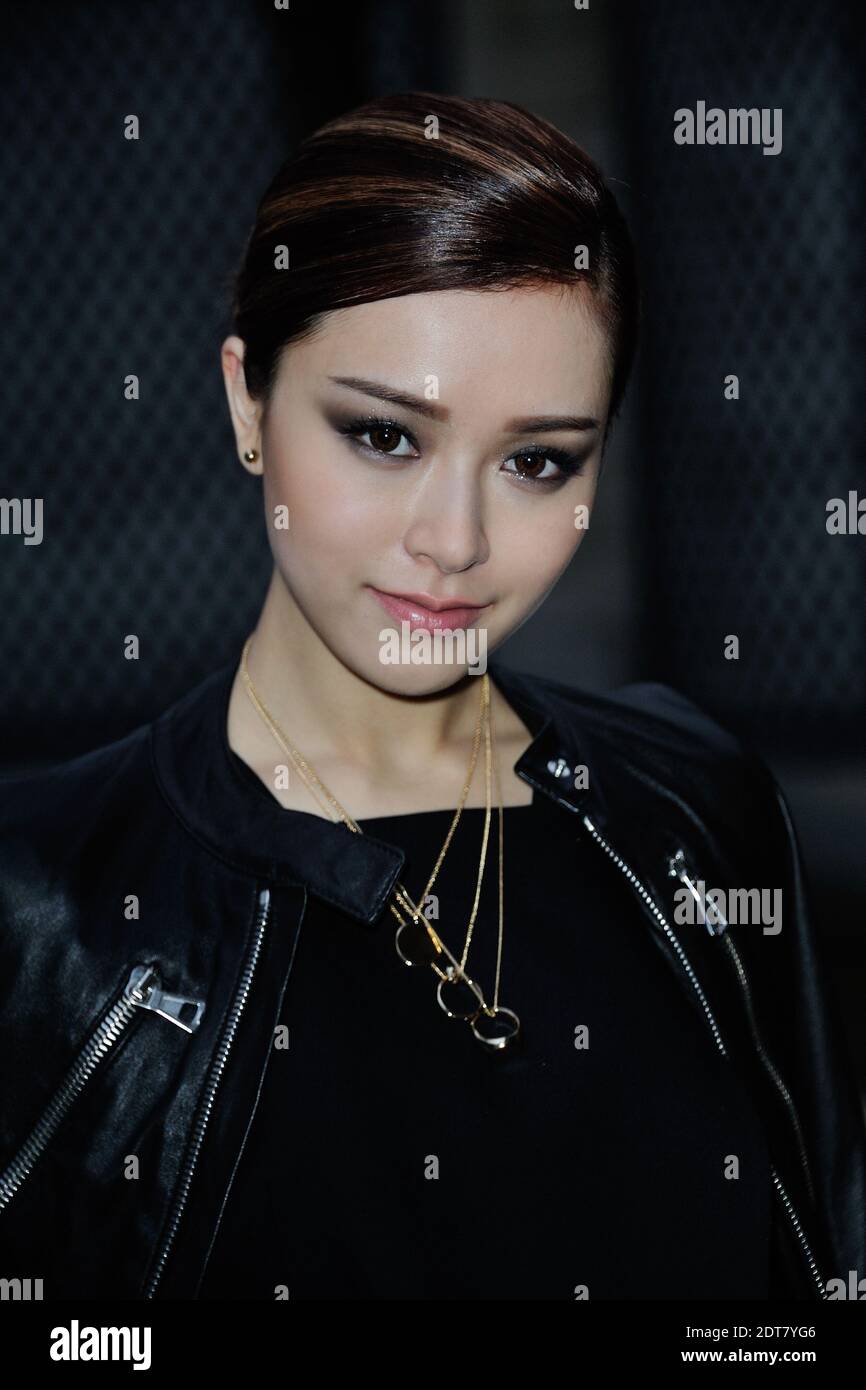 Janice Man attending Maison Martin Margiela's Fall-Winter 2014/2015 ...