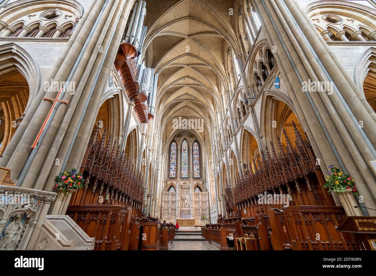 Truro cathedral ceiling hi-res stock photography and images - Alamy
