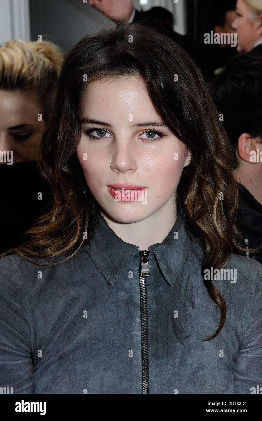 Alice Nebout attending Jean-Claude Jitrois's Fall-Winter 2014/2015 ...