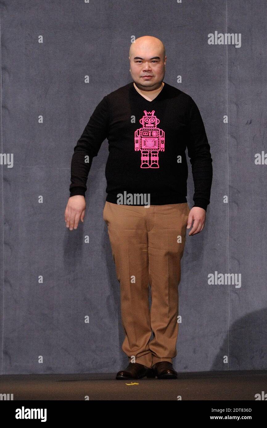 Designer Andrew Gn makes an appearance after his Fall-Winter 2014/2015 ...