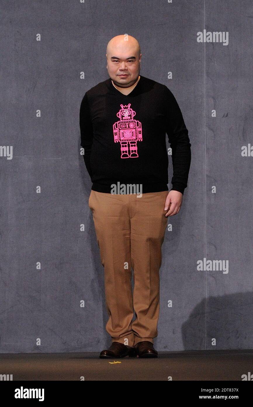 Designer Andrew Gn makes an appearance after his Fall-Winter 2014/2015 ...