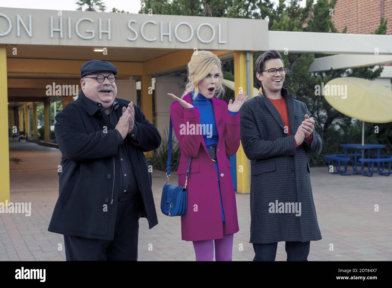 THE PROM, from left: Kevin Chamberlin, Nicole Kidman, Andrew Rannells ...