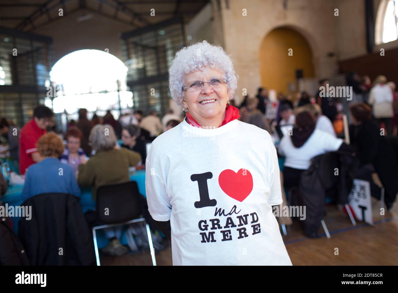 Lucienne Moreau portrayed during the Mamif grandmothers day (aka ...