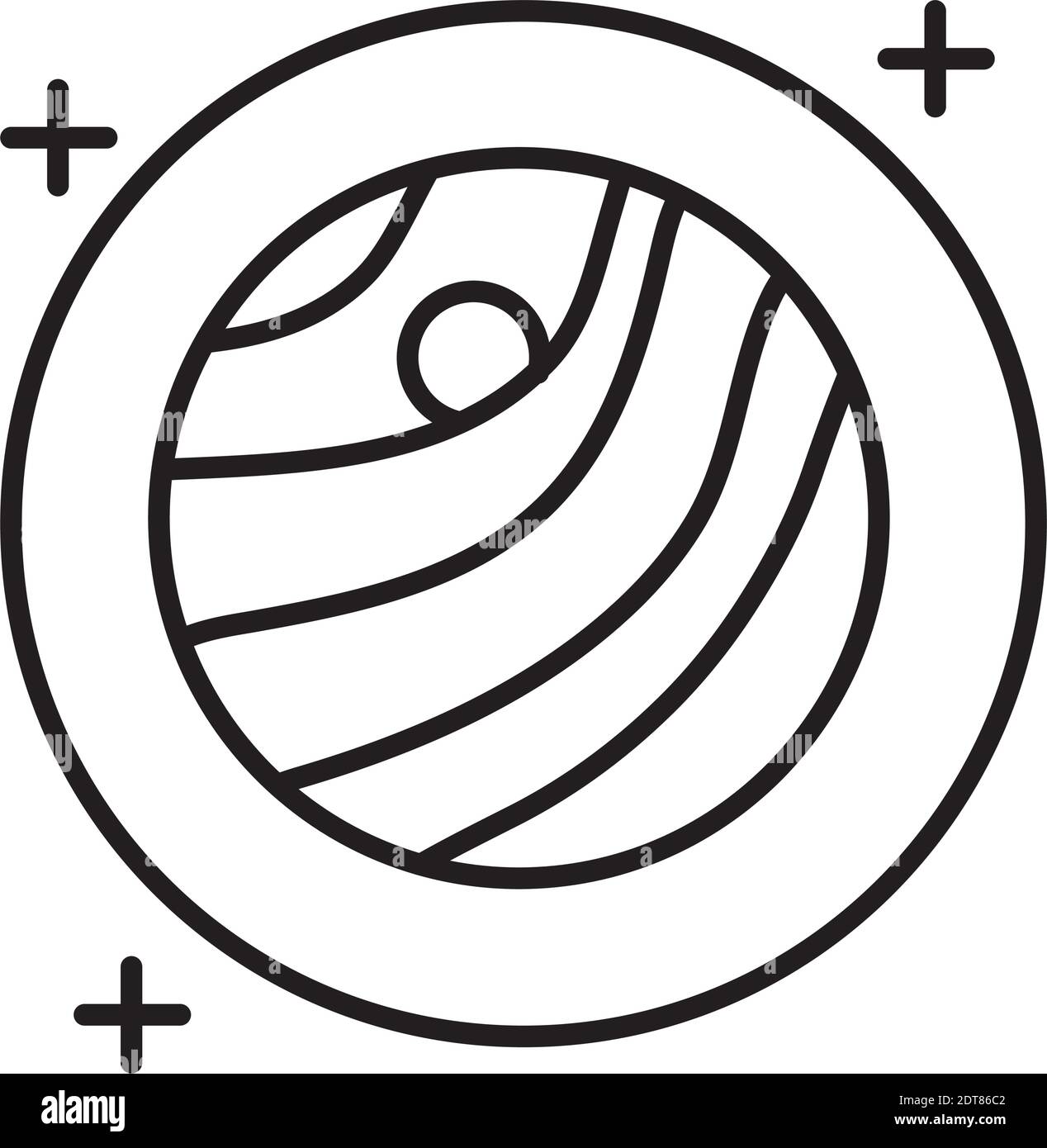 System solar line style Black and White Stock Photos & Images - Alamy