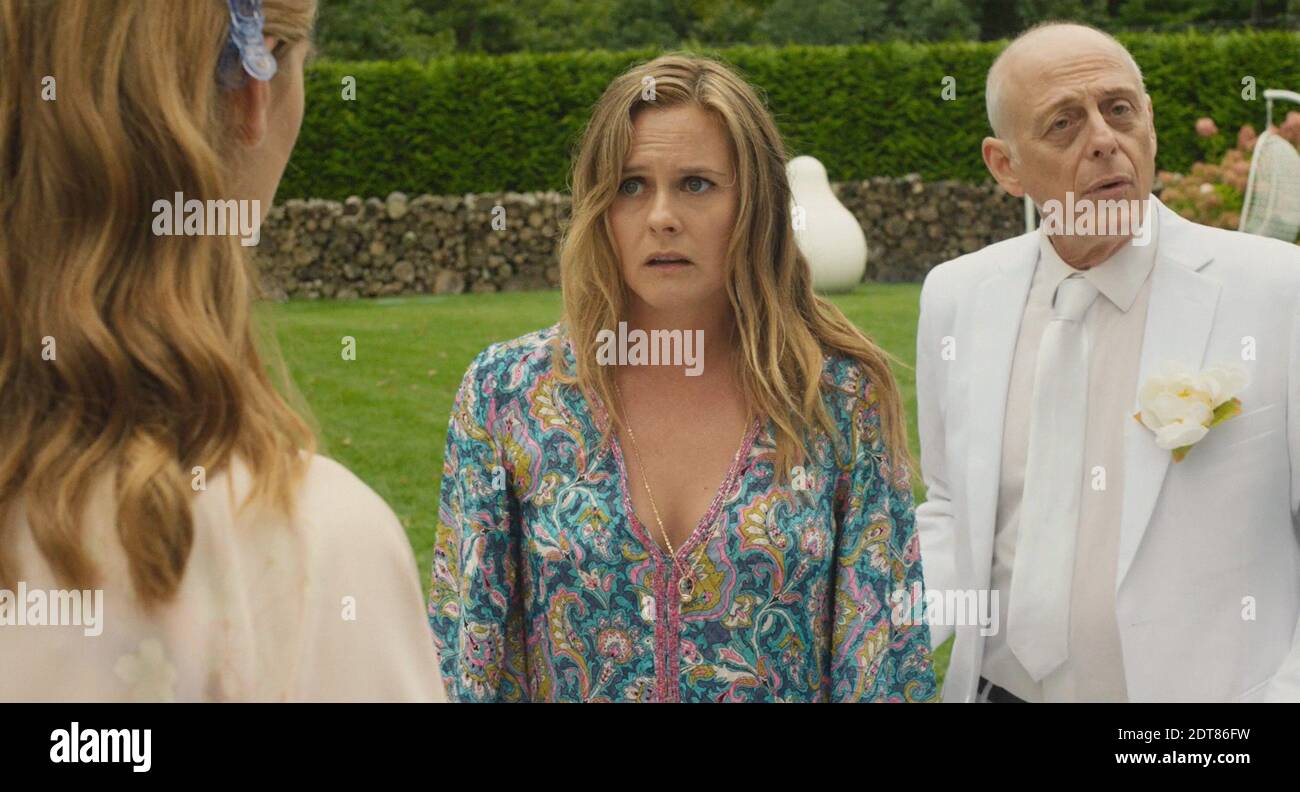 SISTER OF THE GROOM, from left: Mathilde Olliver, Alicia Silverstone ...
