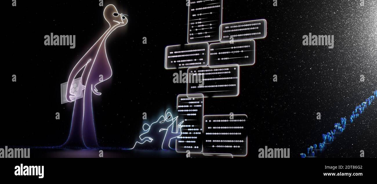 SOUL, right: Terry (voice: Rachel House), 2020. © Disney+ / Courtesy ...