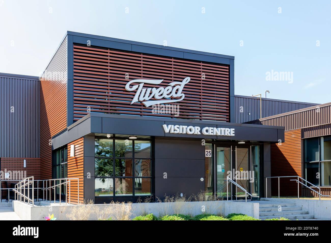 Tweed Visitor Centre at Canopy Growth headquarters in Smiths Falls ...